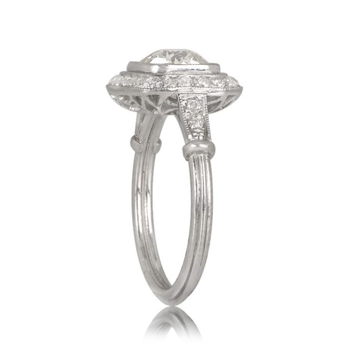 Providence Ring - 2.90ct Antique Cushion Cut Diamond Ring
