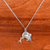 Sapphire and Diamond Anchor Whitaker Pendant - Estate Diamond Jewelry