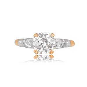 0.50ct Redstone Ring. Circa 1940 (Vintage, Retro Era)
