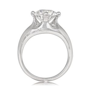 2.50ct Bulgari Platinum and Diamond Ring - EDJ