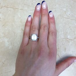 Washington Ring. Circa 1950 - Estate Diamond Jewelry