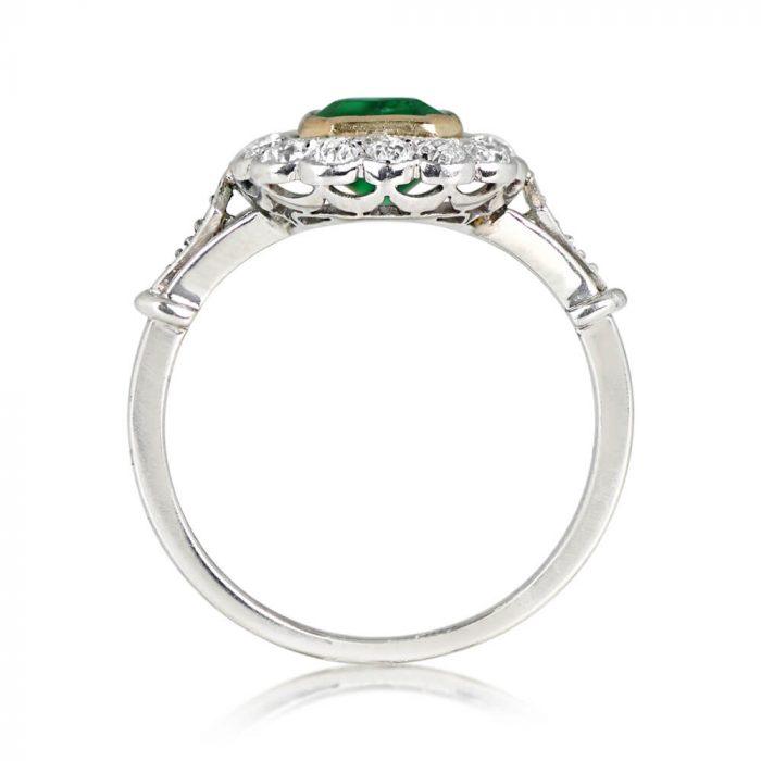 1.15ct Emerald Riverdale Ring - Estate Diamond Jewelry