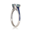 1.43ct Aquamarine and Sapphire Accent Coram Ring - EDJ