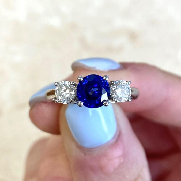 Tiffany Three Stone Ring - Estate Diamond Jewelry