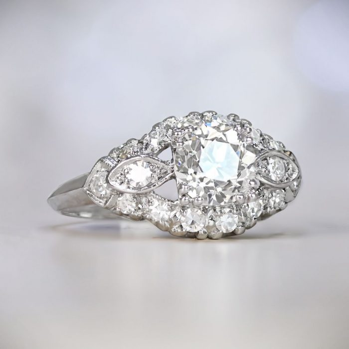 1.27ct Elverson Ring. Circa 1920 (Antique, Art Deco Era)