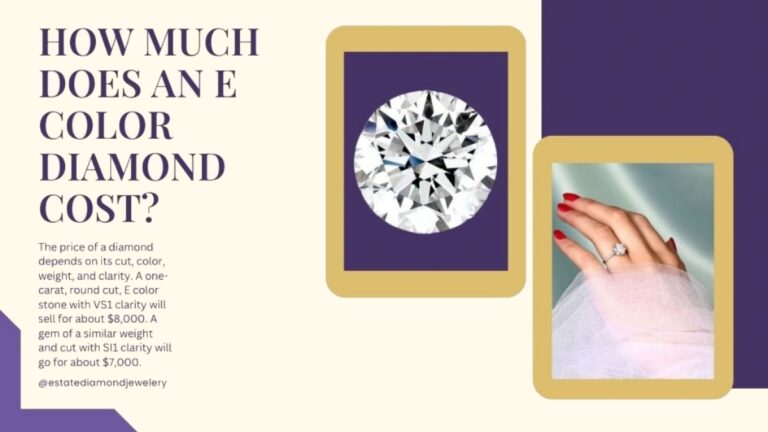 Complete Guide to E Color Diamonds - Estate Diamond Jewelry