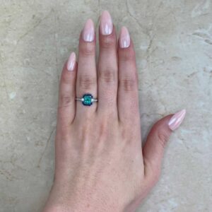 0.96ct Colombian Emerald Ramsen Ring - EDJ