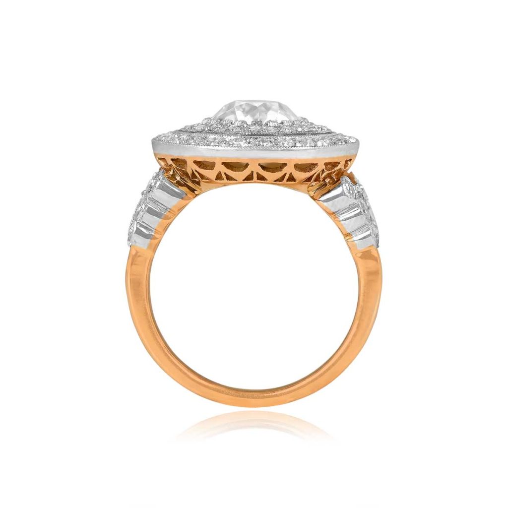2.04ct Diamond and Double Halo Jayton Ring - EDJ