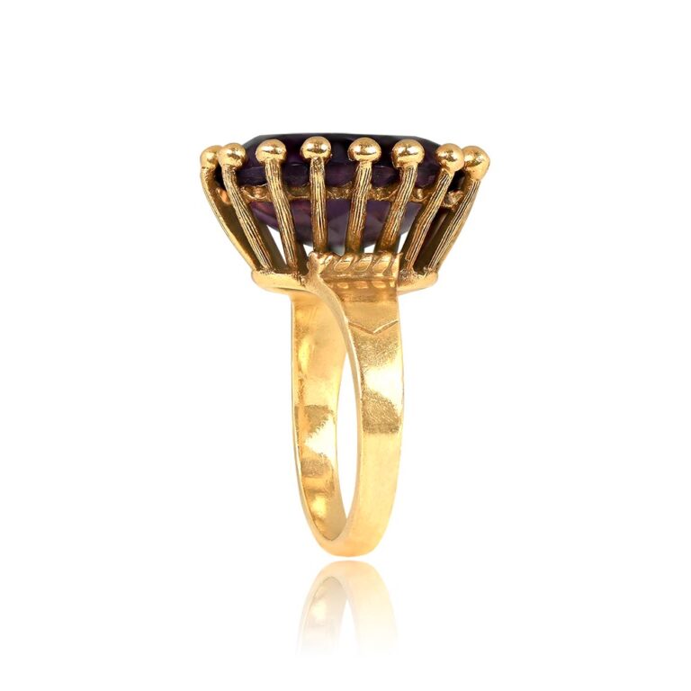 Vintage 7ct Amethyst Tresta Ring. Circa 1970 - EDJ