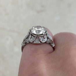 Art Deco 1.70ct Diamond Engagement Belmullet Ring - EDJ