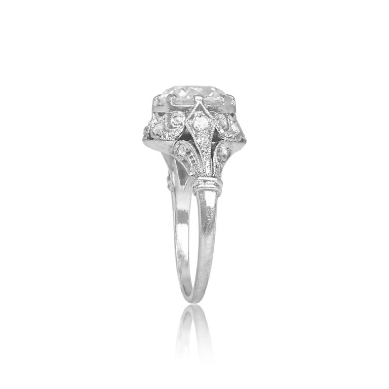 Art Deco 1.70ct Diamond Engagement Belmullet Ring - EDJ