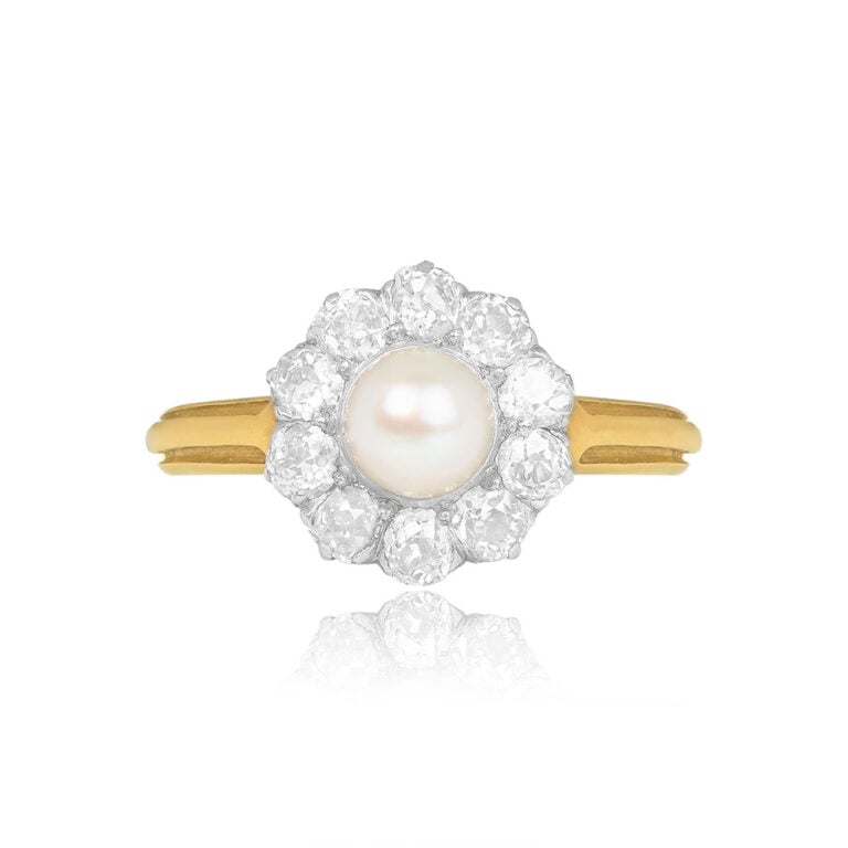 Cluster Colville Ring. Circa 1900, Antique, Edwardian Era - EDJ