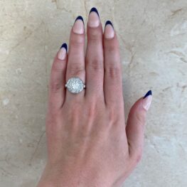 Vintage 1.20ct Old European Cut Diamond Canova Ring EDJ